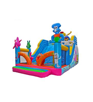 China Personaliza las diapositivas inflables para jugar al aire libre con Patrick Design en venta