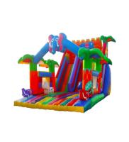China Customizable Inflatable Slides With Animal Colorful Patterns for sale