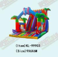 China Customizable Inflatable Slides With Animal Colorful Patterns for sale