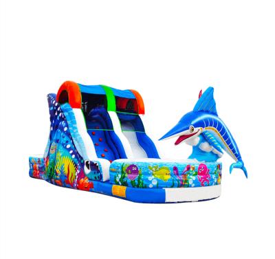 中国 海洋 遊園地 裏庭 の パーティー 充気 スライド 販売のため