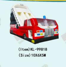 中国 充電式スライドをカスタマイズします 消防車 テーマ 子供のためのパーティー 販売のため