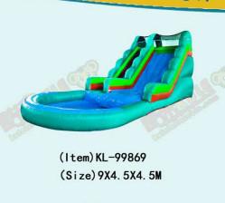 China Slide inflável vibrante e colorido para crianças à venda