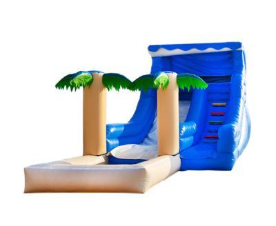 중국 활기차고 다채로운 어린이용 부풀이 슬라이드 흥미 진진한 슬라이딩 경험 판매용