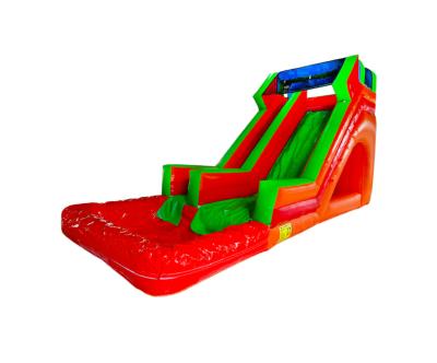 중국 활기차고 다채로운 어린이용 부풀이 슬라이드 흥미 진진한 슬라이딩 경험 판매용