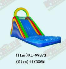 China Slide inflável vibrante e colorido para crianças à venda
