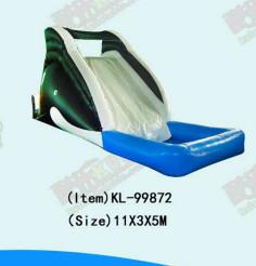 China Slide inflável vibrante e colorido para crianças à venda