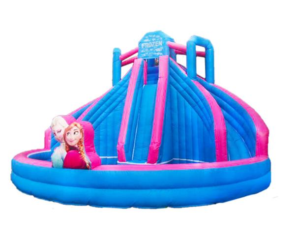 Quality Aldult  Outdoor Rental Inflatable Large Water Slides With Bouncy for sale