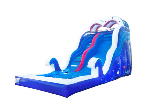 Quality Aldult  Outdoor Rental Inflatable Large Water Slides With Bouncy for sale