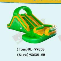 China Aldult  Outdoor Rental Inflatable Large Water Slides With Bouncy for sale
