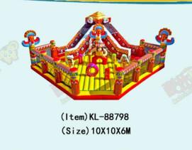 China Children Fun Park Inflatable Carnivel Playground Slide For Rentals for sale