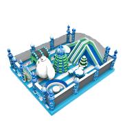 China Ice - themed Inflatable Playground with Baymax for sale