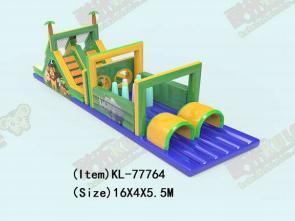 China Whimsical Inflatable: A Kids' Obstacle Play Highlight Playtime Adventure for sale