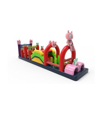 China Conejo lindo - juego de juegos de niños con estilo personaje de dibujos animados basado en el obstáculo de juego en venta