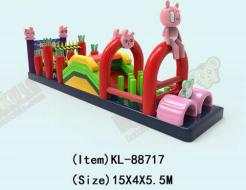 Китай Милый кролик - стилизованный детский игровой набор Мультфильмный персонаж - основанное препятствие продается