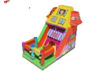 Quality Fun Park Dry Inflatable Bouncy Slides With Candy Shop Theme for sale