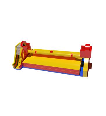 China Yellow - Red Inflatable Play Structure Cheerful Construction Apparatus for sale