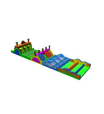 China Vivid Bright - colored Inflatable Obstacle Play Adventure Joy for sale