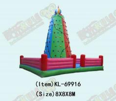 China Rainbow - like Color - filled Inflatable Climbing Challenge Eye-catching for sale