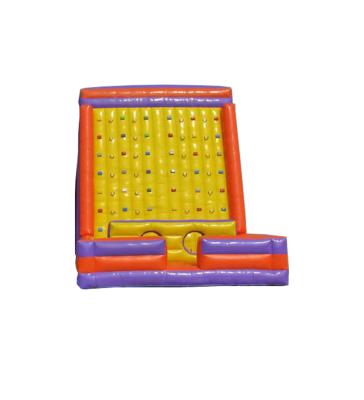 China Colorful Inflatable Climbing Wall: Perfect for Active Entertainment with Grips and Safety for sale