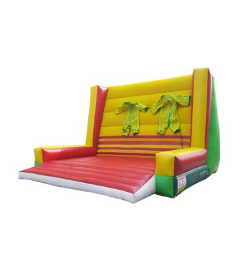 Cina Divertente Attrazione Gonfiabile con Muro Appiccicoso con Due Tute Incluse - Struttura di Arrampicata per Sfide Emozionanti in vendita