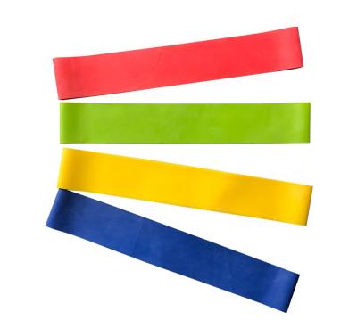 China Custom Printed Exercise Oem Latex Resistance Circle Loop Logo for sale