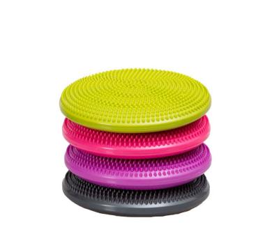 China Body-building Exercise Colorful Massage Balance Disc Seat Air Cushion for sale