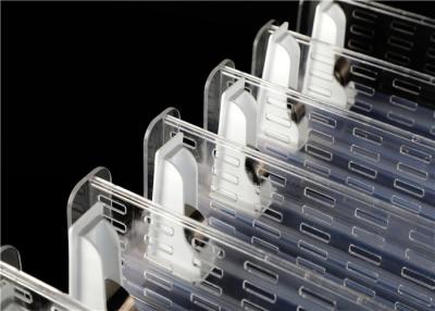 Cina Spingitoio a molle automatico dello scaffale dei vassoi dell'esposizione del sistema dello spingitoio dello scaffale del negozio 20mm per le merci in vendita
