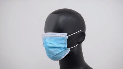 China Disposable Personal Non Woven Disposable Face shield Wholesale 3 Layers Disposable Face mask for sale