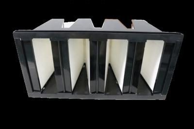 China HVAC-Systeem Schone Zaal V de Filter van de Banklucht met ABS Plastic Kader Te koop
