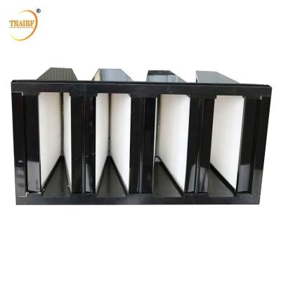 Cina Pagina di plastica dell'ABS filtro dalla Banca da 0,5 micron V per il sistema di HVAC in vendita