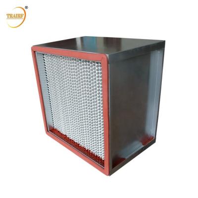China 99.99% H13 Deep Pleated High Temp Laminar Flow HEPA Filter for sale