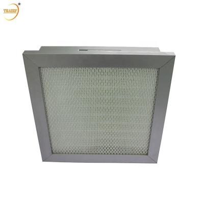 Cina Guarnizione farmaceutica Mini Pleated Hepa Filter H13 H14 del gel EN1882 in vendita