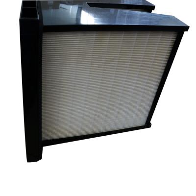 Cina Filtro dell'aria di vetro del filtro HEPA dalla Banca di media 24x24x12 V di Microfine della struttura di plastica dell'ABS in vendita