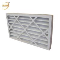China 80%RH AHU Pre Filter Paper Pleated Air Filter For Air Conditioner for sale