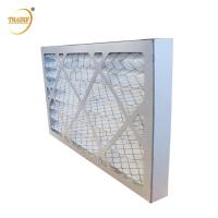 China 80%RH AHU Pre Filter Paper Pleated Air Filter For Air Conditioner for sale