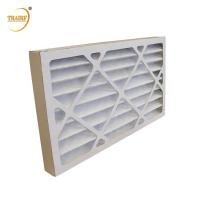 China 80%RH AHU Pre Filter Paper Pleated Air Filter For Air Conditioner for sale