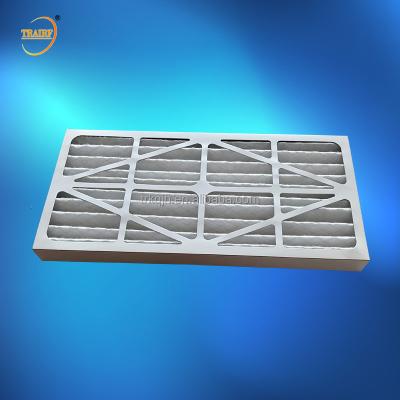 Cina RH di filtro dell'aria 80% del pannello pieghettato cartone AHU di resistenza all'umidità M5 pre in vendita