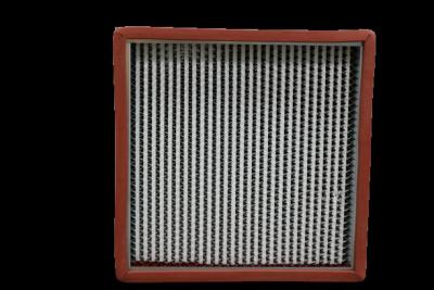 China Filtro de alta temperatura galvanizado de 0.3um HEPA para Oven Equipment en venta