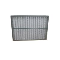 China G4 Aluminum Frame Air Conditioner Pleated Panel Filter 0.5micro for sale