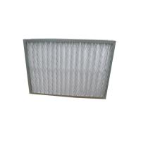 China G4 Aluminum Frame Air Conditioner Pleated Panel Filter 0.5micro for sale