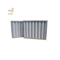 China Custom Polyester HVAC Filter Pleated Air Filter Dust Odor Air Filter for sale