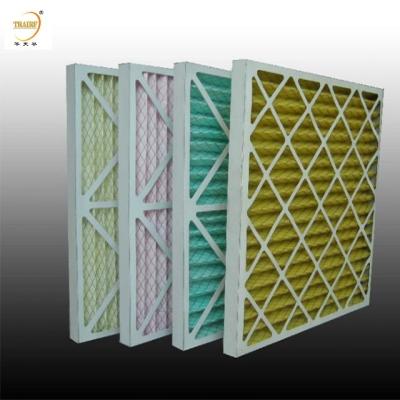 China Primary Filtration Cardboard Air Filter voor ventilatiesysteem Te koop