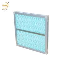 China High Humidity Ventilation And Air Conditioning System Pleat Medium Air Filter for sale
