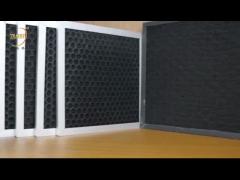 0.3micron Honeycomb Pre Air Filter Carbon Air Filter Easy Installation
