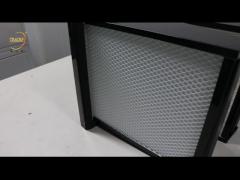 ABS Plastic Frame 0.5 Micron V Bank Filter For HVAC System