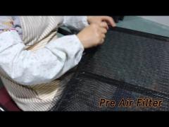 HVAC Pre Air Filter 5um Nylon Mesh Washable For Air Conditioner
