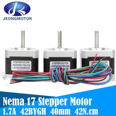 中国 2フェーズ1.8の程度両極42Ncm 60oz。3Dプリンターのための40mmボディ4鉛NEMA 17のステッピング モーター 販売のため