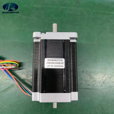 中国 3Nm 60mm デュアル シャフト CNC Nema 34 ハイブリッド ステッピング モーター 60HS88-3008B 販売のため