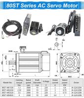 China AC Servo Motor 750W 220V F Insulation Class 2500PPR Encoder IP65 for sale