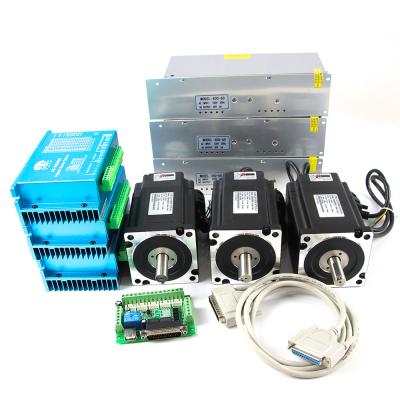 中国 86hsn115 6a 8.0n.MのNema34閉じたループ運転者HSD86が付いている段階的なドライブ3axis CNCのキット 販売のため